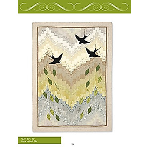 Jelly Roll Bargello Quilts (Landauer) Clear How-To Instructions for a Beginner-Friendly, Easy-to-Learn Technique to Create a Mesmerizing Optical Illusion of Graceful Movement, Waves, & Curves