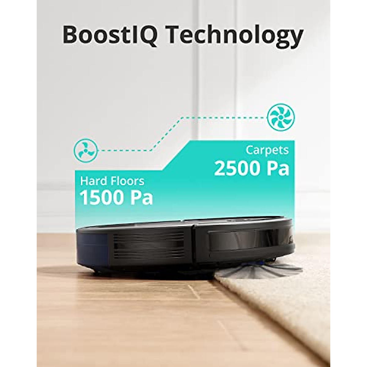 eufy by Anker, RoboVac G20, 2500 Pa Strong Suction, Dynamic Navigation, Voice Control, Ultra-Slim, App, Robot Vacuum, Compatible with Alexa, Ideal for Hard Floors and Pet Hair