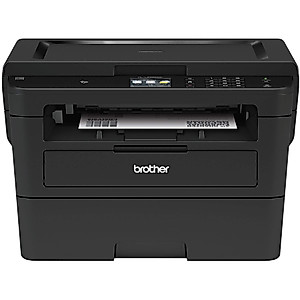 Brother Compact Monochrome Laser Printer, HLL2395DW, Flatbed Copy & Scan, Wireless Printing, NFC, Cloud-Based Printing & Scanning, Amazon Dash Replenishment Enabled (Renewed)