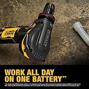 DEWALT 20V MAX XR PEX Expander Tool Kit with 1", 1-1/4", and 1-1/2" Expansion Heads, Battery and Charger Included (DCE410P1)