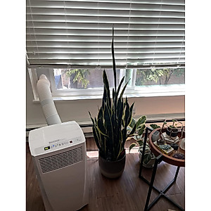 Portable Air Conditioner Window Seal Plates Kit, Plastic AC Vent Kit for Sliding Windows, Portable AC Duct, Adjustable Length Portable AC Vent Kit for 5.1/5.9 inch Air Conditioner Exhaust Hose