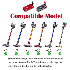 EGNic Trigger Lock Compatible with Dyson V15 V6 V8 V7 V10 V11 Absolute/Animal/Motorhead Vacuum Cleaner, 2 Pack Power Button On/Off Control Clamp, Dyson Power Switch Attachments, Free Your Finger