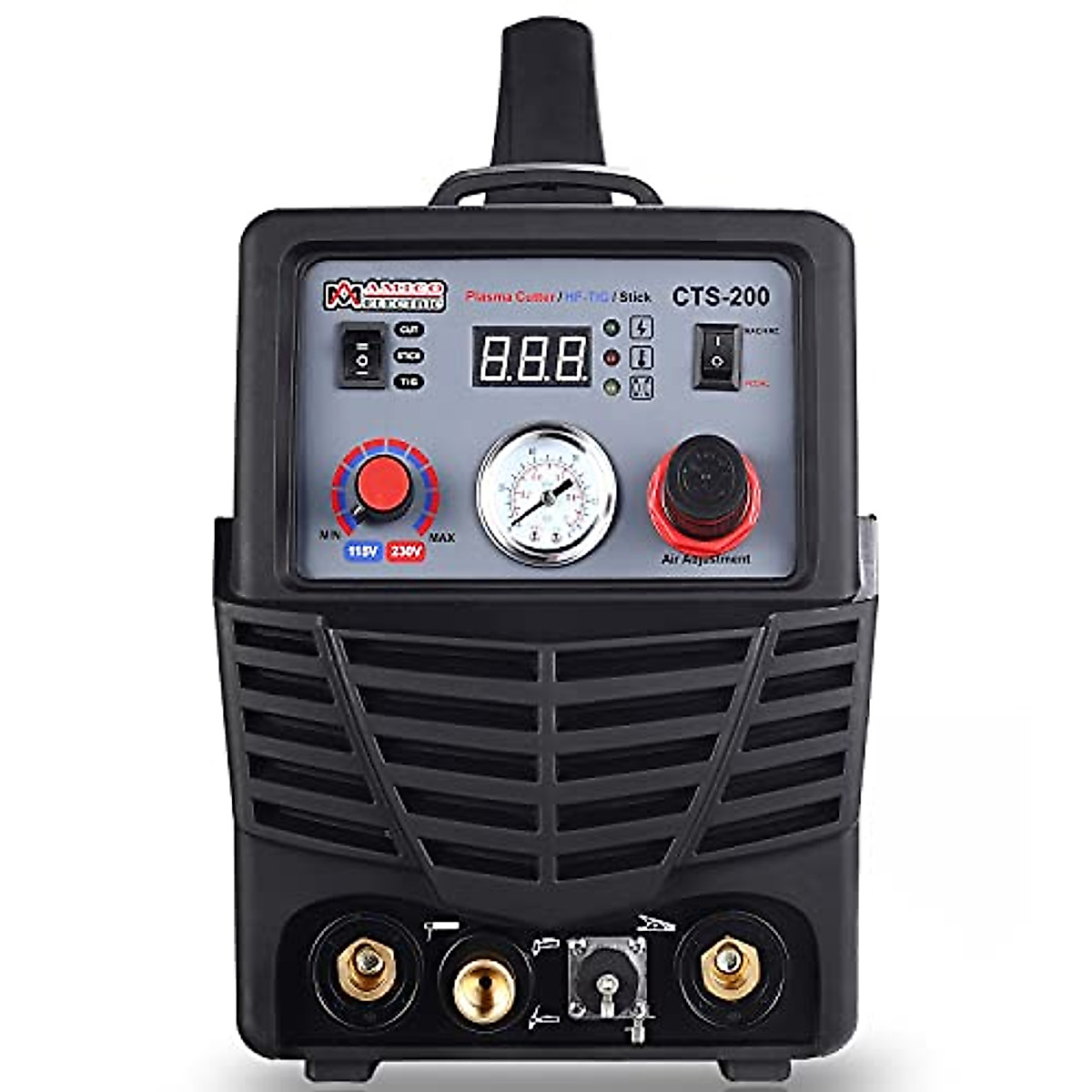 Amico CTS-200, 200A Professional HF-Start TIG, 200A Stick Arc DC Inverter Welder With 50A Plasma Cutter Welding