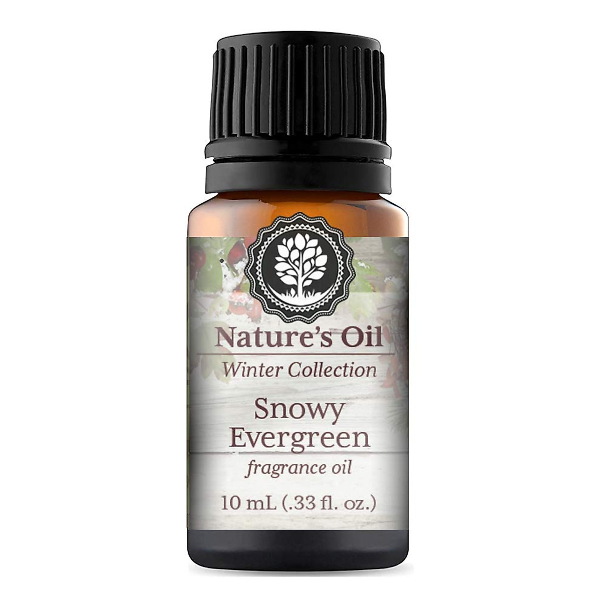 Snowy Evergreen Fragrance Oil 10ml for Diffuser, Making Soap, Candles, Lotion, Home Scents, Linen Spray and Lotion