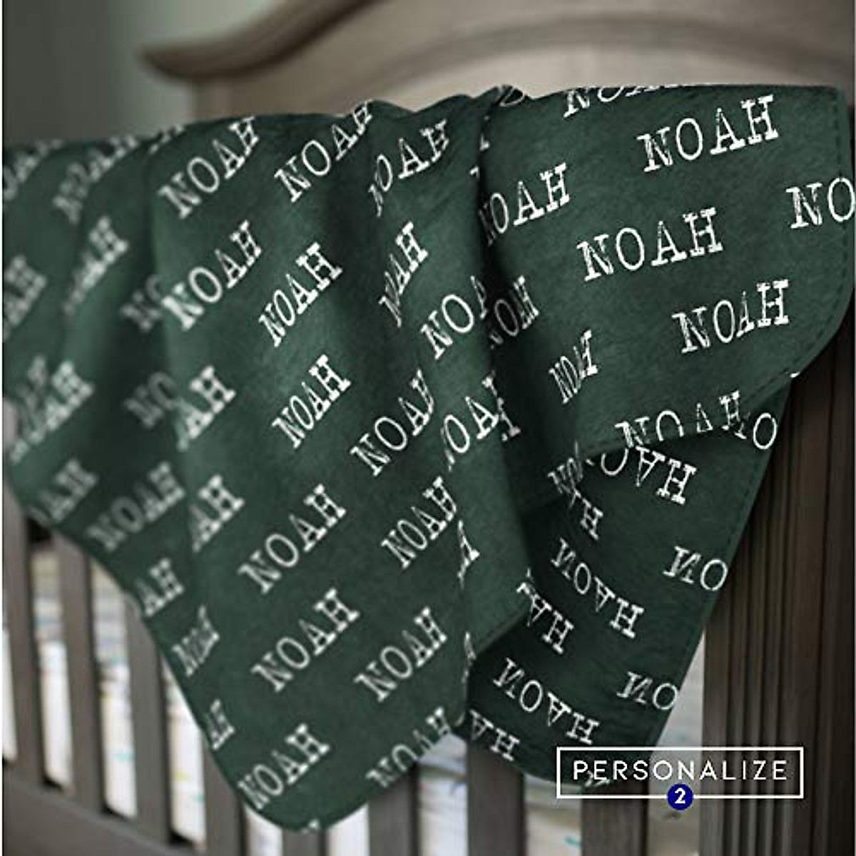 Personalized Baby Blanket with Name – Extra Soft, Premium Quality Baby Blanket for Girls and Boys with Customized Name Dyed Into Fabric – Fade-Proof, Machine-Washable (Skylar Pink)