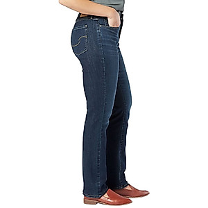 Signature by Levi Strauss & Co. Gold Women's Modern Straight Jeans (Available in Plus Size), (New) Angel Island, 12 Short