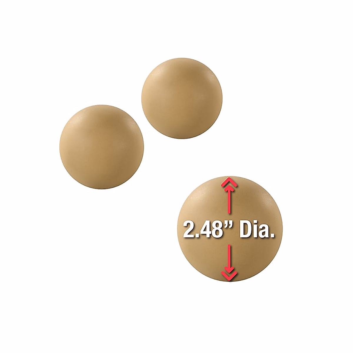 Hall of Games Roll and Score Arcade Game Replacement Balls, Green (3 Pack)