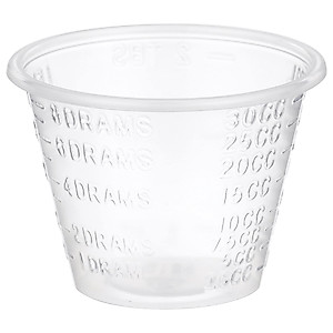 McKesson Medicine Cups, Disposable 1 oz / 30 ml [5000 count], Plastic, Small, Mixing, Measuring, Resin, Epoxy