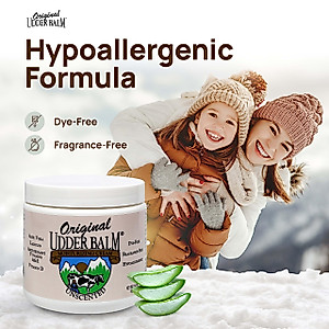 Unscented Original Udder Balm for Cracked Dry Skin 16 Fl Oz