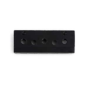 Holmer Guitar String Locking Nut for Floyd Rose Style Adjustable Height Locking Guitar Tremolo Bridge with Mounting Screw Shims and Wrench Black.
