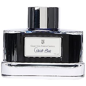 Graf von Faber-Castell Ink Bottle, Cobalt Blue, 75ml 141001