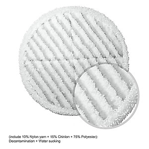 LNYGACDT Sweeper Vacuum, Vacuum Cleaner Accessory Compatible for Bissell Vacuum Cleaner Accessory Compatible for Spinwave 2039A 2124 12 Pack Mop Cleaning Pad Kit Pads for Vacuum