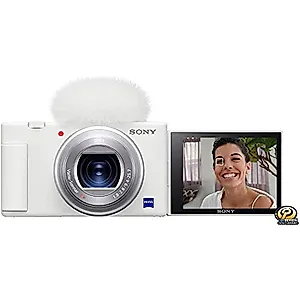 Sony ZV-1 Digital Camera Bundle with ACCVC1 Vlogger Accessory Kit, Camera Backpack, Tripod, Handy Case + More (11 Items) | Sony ZV1 Point & Shoot Camera for Content Creators, Vlogging and YouTube