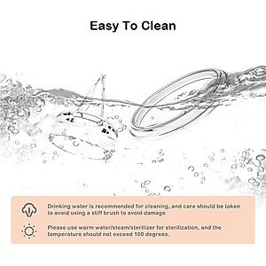 S9/S10/S12 Wearable Breast Pump Accessories, 2 Duckbill Valve&2 Silicone Ring&2 Diaphragm Compatible with Momcozy Duckbill Valve and Silicone Diaphragm Accessories (6 Pieces Set)