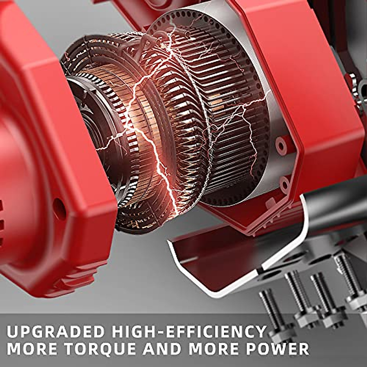 Skcoipsra Mini Chainsaw Cordless 4 Inch, 2.43 Pounds Portable Electric Chainsaw with 2 Chains & Batteries, One-Handed Power Chain Saws for Tree Trimming Branch Wood Cutting