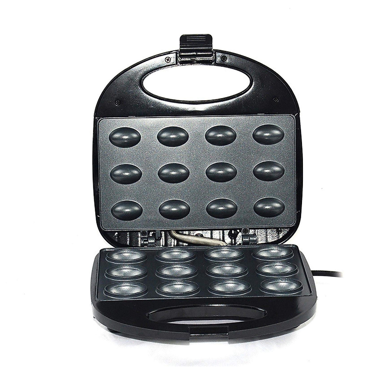 sandwich maker toastie, 750W Electric Walnut Cake Maker, Automatic Mini Nut Waffle Bread Machine, Sandwich Iron Toaster Baking Breakfast Pan Oven