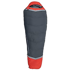 ALPS Mountaineering Zenith 0° Mummy Sleeping Bag, Regular - Charcoal/Red - NEW