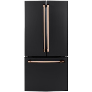 Cafe CWE19SP4NW2 18.6 cu. ft. French Door Refrigerator in Matte White, Fingerprint Resistant, Counter Depth and ENERGY STAR