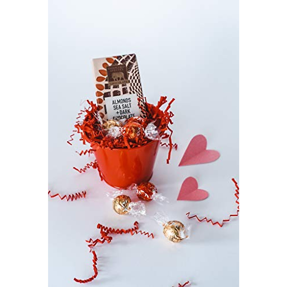 Goretix LLC Variations of Crinkle Cut Kraft Paper Shred Filler Tissue Great for Gifts, Empty Basket Filler, Box Wrapping, Bag Stuffing and Packing.