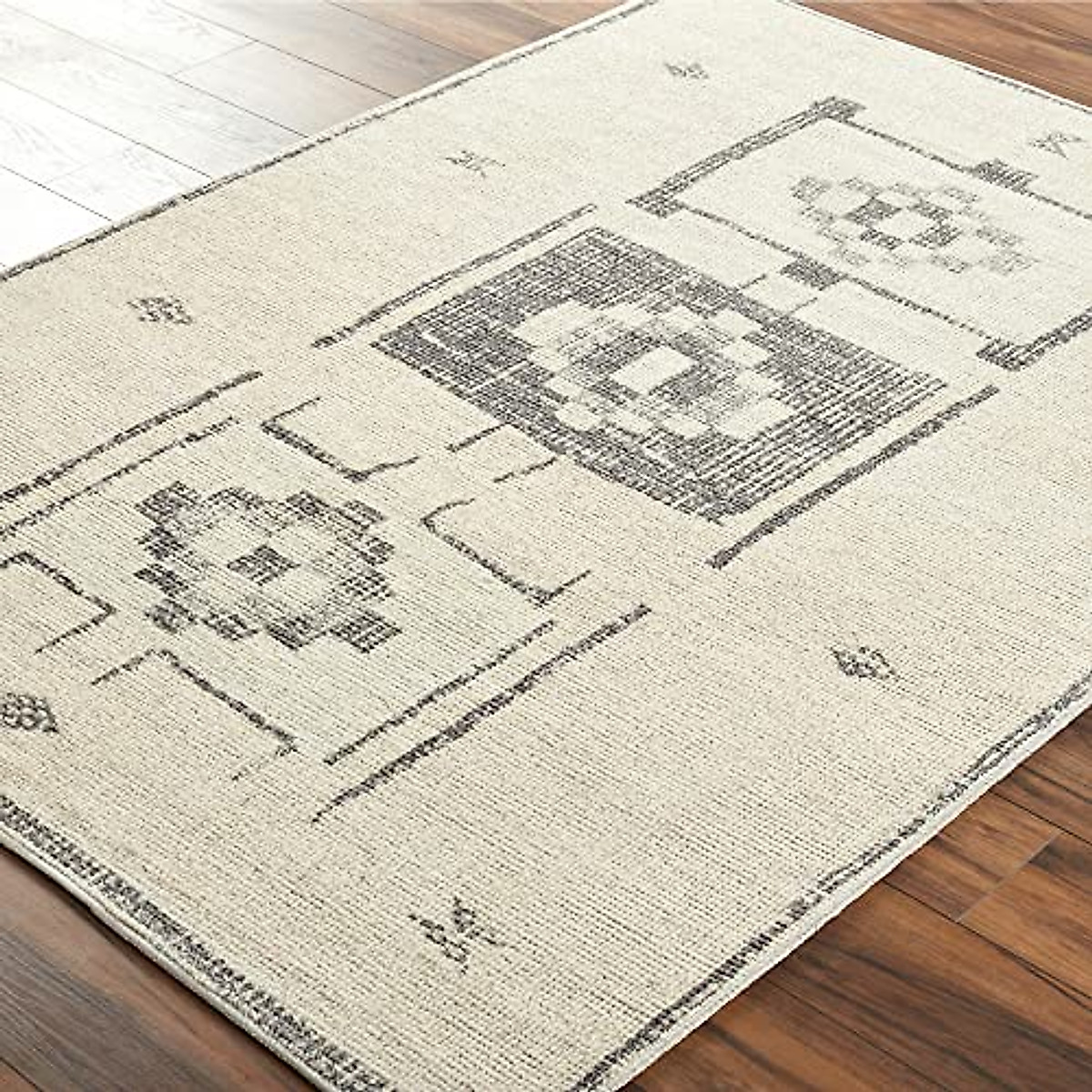 Livabliss x Becki Owens Solana Global Area Rug, 6'7" x 9', Taupe/Cream, (7' x 9')