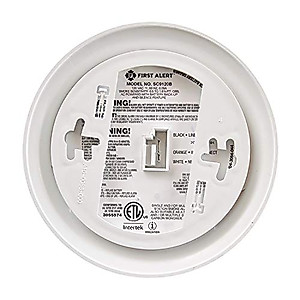 FIRST ALERT BRK SC9120B Hardwired Smoke and Carbon Monoxide Detector with Battery Backup and FIRST ALERT BRK9120b6CP Smoke Detector Alarm | Hardwired with Backup Battery