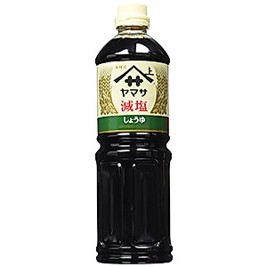 Yamasa Low Sodium Soy Sauce, Reduced Salt Japanese Shoyu | 34 Fluid Ounce | Preservative Free