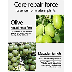 YANJIAYI Leave-in Conditioner, 6.76 Fl Oz, Advanced Keratin Conditioner, Hair Smoothing Leave-in Hair Mask, Nourishing Hair Conditioner, Anti-frizz for Curly, Dry, Damaged Hair