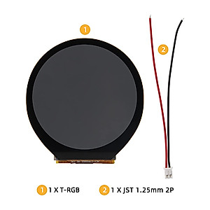 LILYGO T-RGB ESP32-S3 2.1 inch Oval Display ST7701S LCD Touch Screen ESP32-S3R8 TTGO Development Board