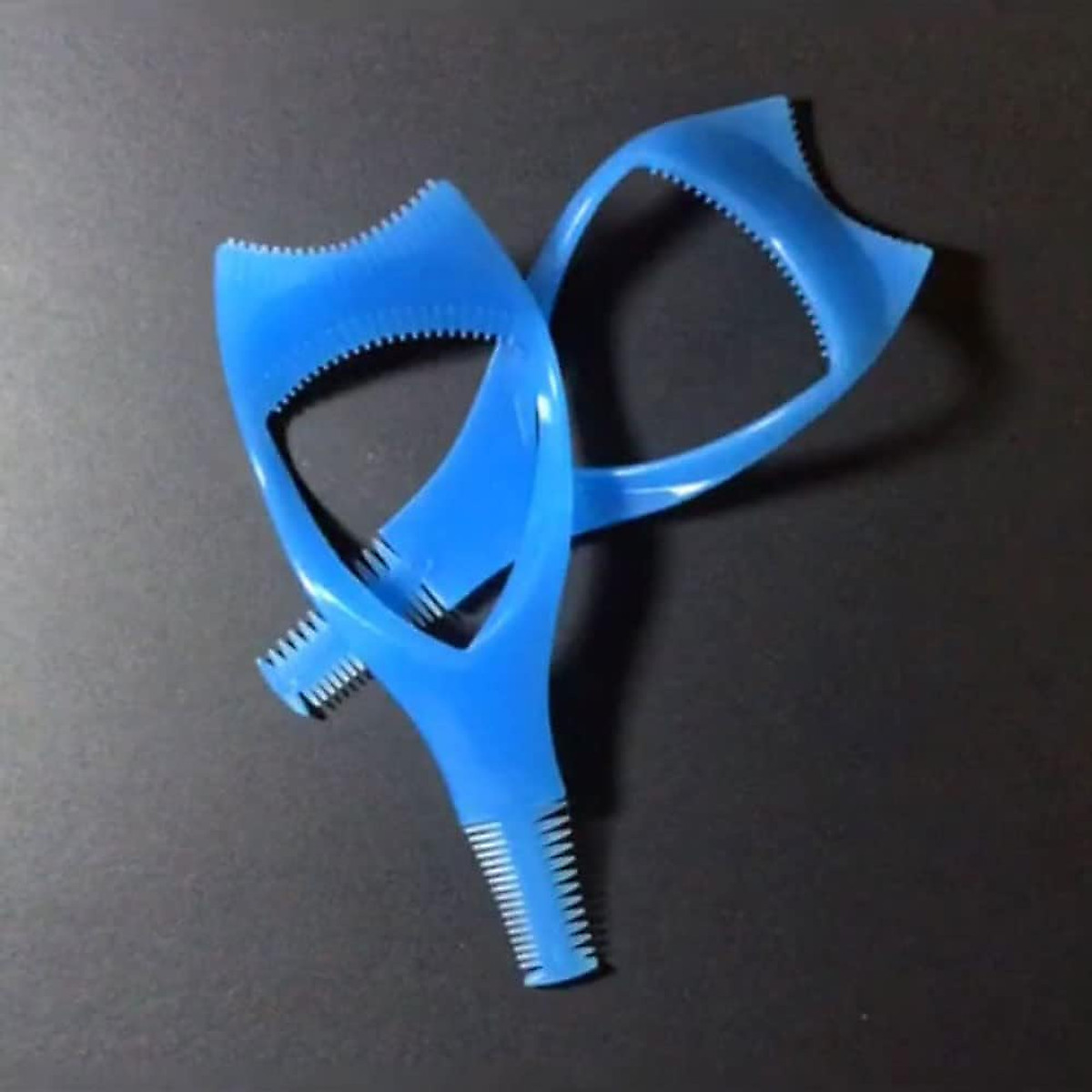 Eyelash Brush Tool，2pcs 3 in 1 Makeup Cosmetic Eyelash Tool Upper Lower Eye Lash Mascara Guard Applicator ，For Women Girls (Pink+blue)