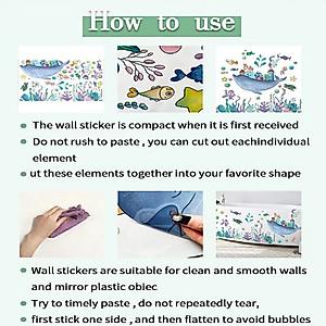 Tropical Vine Plant Potted Wall Stickers, Removable Green Plants Leaves Garden Decal Decor, DIY Art Murals Wallpaper for Living Room Bedroom Kitchen Nursery