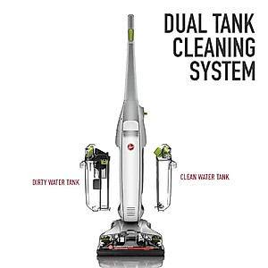 Hoover FloorMate Deluxe Hard Floor Cleaner Machine, FH40160PC, Silver