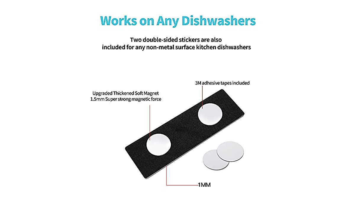 CONMOTO Clean Dirty Dishwasher Magnet - Easy Kitchen Solution