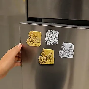 Souvenir THAILAND GRAND PALACE 3d Fridge Magnet Magnetic Collectibles Gift 3D by nitthaishop