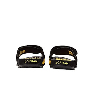 Nike Jordan Hydro IV Retro Men's Slides (Black/Tour Yellow, 12)
