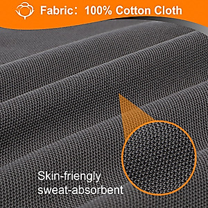 BEYOURD Armrest Cover fit for Tesla Model 3 Model Y, Soft Cloth Center Console Cover, Washable Armrest Box Cover, Non Slip Middle Console Protector Pad, Grey