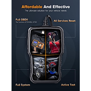 FOXWELL NT510 Elite fit for Mercedes-Benz MB Sprinter OBD2 Scanner Diagnostic Scan Tool Full System ABS SRS ESP BAS AC Car Code Reader with Bi-Directional All Service Oil EPB Reset Air Suspension