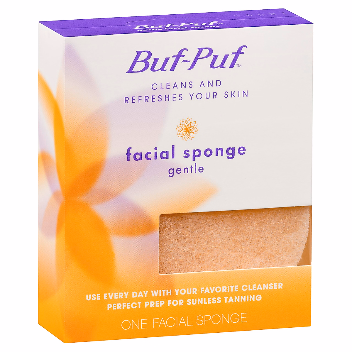 Buf-Puf Gentle Facial Sponge, Dermatologist Developed, Removes Deep Down Dirt & Makeup That Causes Breakouts and Blackheads, Reusable, Exfoliating, 2 Count