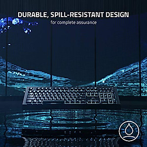 Razer Cynosa V2 Gaming Keyboard: Customizable Chroma RGB Lighting - Individually Backlit Keys - Spill-Resistant Design - Programmable Macro Functionality - Dedicated Media Keys (Renewed)