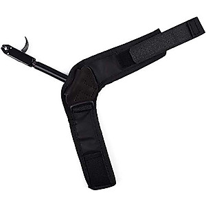 Archery Compound Bow Release Aid Trigger Caliper Shooting Camo/Black Design - Adjustable Black Wrist Strap (Pack of 1)
