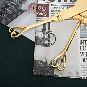 Wedding Cake Knife and Server Set, Cake Cutting Set for Wedding, Custom Cake Serving Set, Engraved Pastry Pie Server Cake Pizza Cutter for Wedding Birthday Party(Heart)