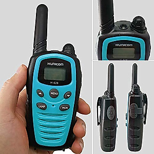 Rechargeable Walkie Talkies for Adults - Long Range FRS 2 Way Radios with VOX Flashlight 1200 mAh Battery