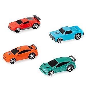 Driven by Battat – Turbocharge Pullback Vehicles – Toy Set with 4 Cars – Race Car Toys and Playsets for Kids – Toy Pull-Back Cars – 3 Years + – Turbocharge - Stock Cars (4 Pack)