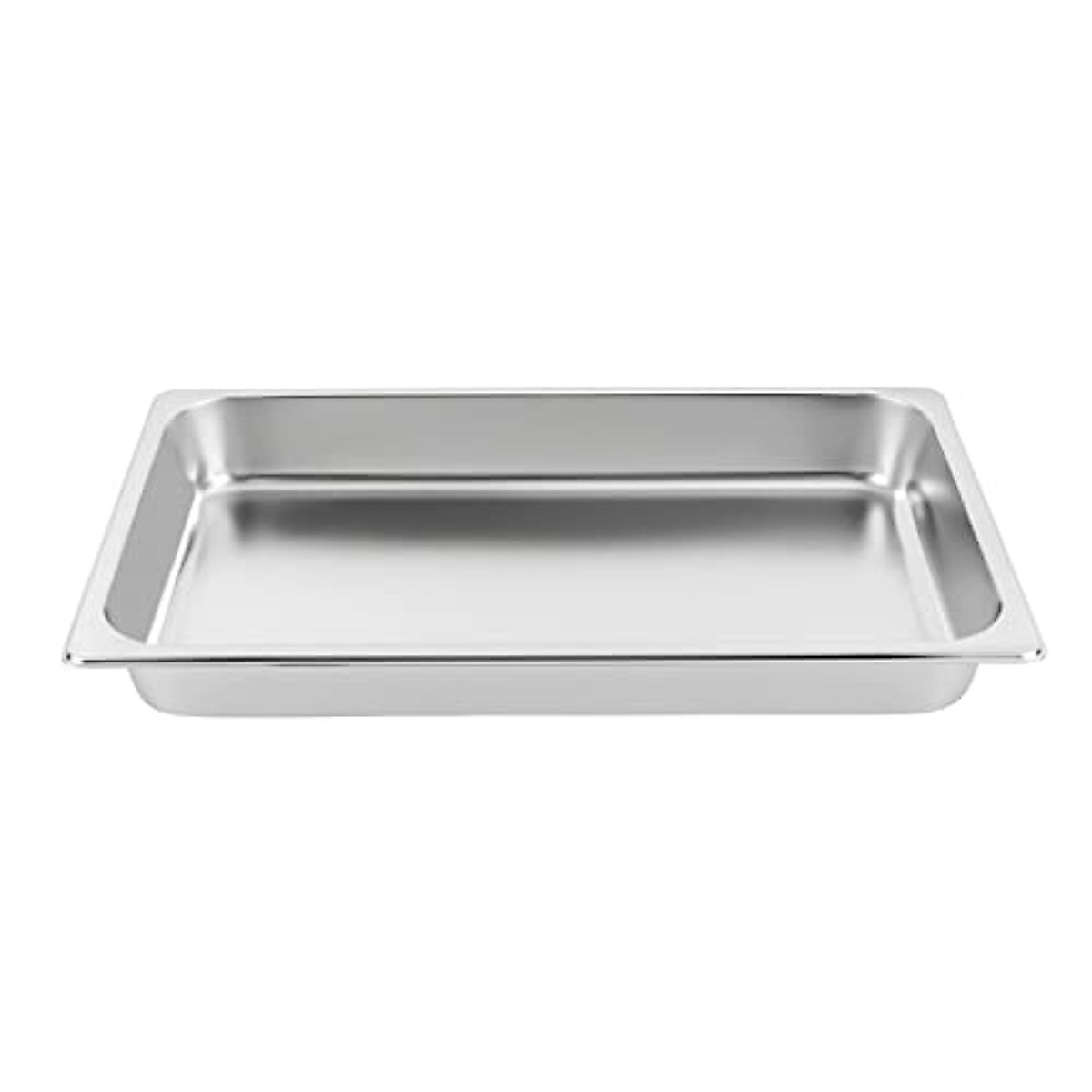 NeNchengLi 4 Pack Stainless Steel Hotel Pans 2.5Inch Deep Steam Table Pans Commercial Food Pan Restaurant food warming pan for Hotel Canteen Restaurant Office Cafeteria Party