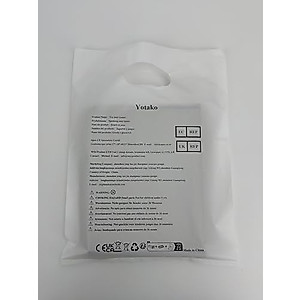 Yotako Clear PVC Suitcase Cover Protectors 20 Inch Luggage Cover for Wheeled Suitcase 20''