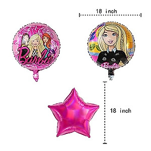 Pink Girl Car Balloon - Babi Balloons for Girl Pink Birthday Party Decoration