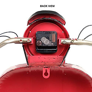EXCELLO GLOBAL PRODUCTS Motorcycle Tank/Handle bar with Clock