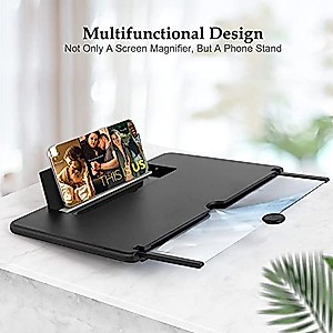 14 inch Screen Magnifier for Cell Phone, Phone Screen Magnifier, 2022 Upgraded Version Screen Amplifier, Mobile Phone Magnifying Screen, Foldable Smartphone Screen Magnifier