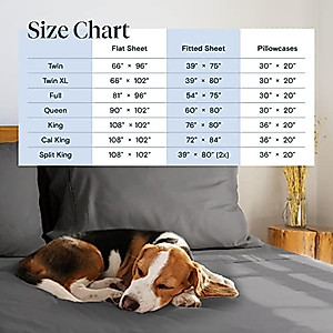 LuxClub 6 PC Sheet Set Bed Sheets Deep Pockets 18" Eco Friendly Wrinkle Free Sheets Machine Washable Hotel Bedding Silky Soft - Grey King