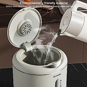 Rice Airtight Storage Container - Cereal Dry Food Flour Bin, Moisture Proof Barrel | Large Capacity Grain Storage Box Rice Dispenser, Kitchen Dry Food Storage Bin Cereal Containers for Flour Pasta