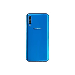 SAMSUNG Galaxy A50 SM-A505G 128GB, Dual Sim, 6.4" Infinity-U Display, Triple Camera, 4GB RAM, GSM Unlocked International Model, No Warranty (Blue)